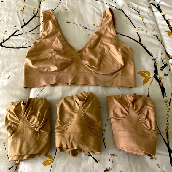 Rhonda Shear | Intimates & Sleepwear | Rhonda Shear Ahh Bras Tan Set Of ...